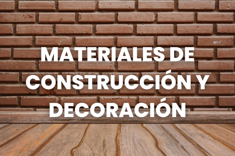 ¿Materiales de construcción y decoración? 5 ideas que te sorprenderán - Sacosa